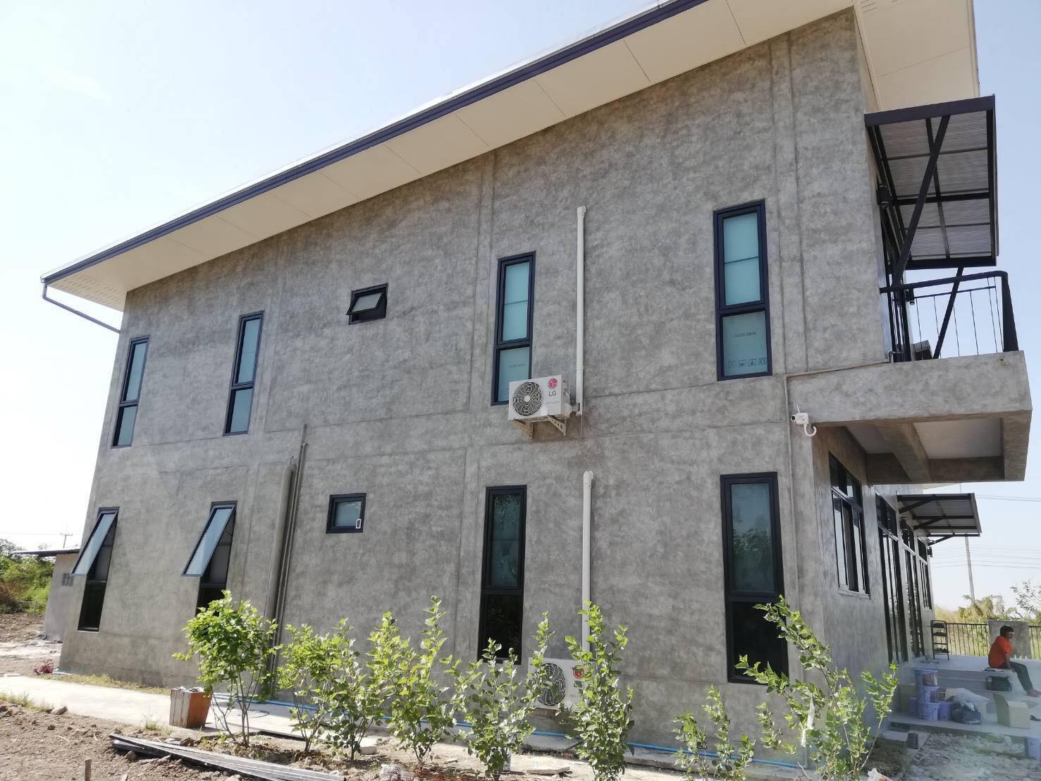 2-Storey Modern loft house with Pent Roof