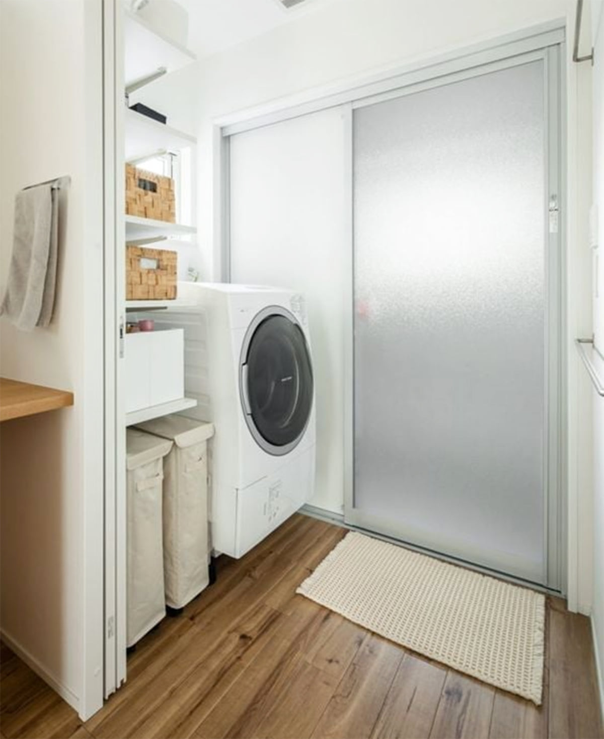 30 Brilliant ideas for Washing machine corner in a Minimalist style