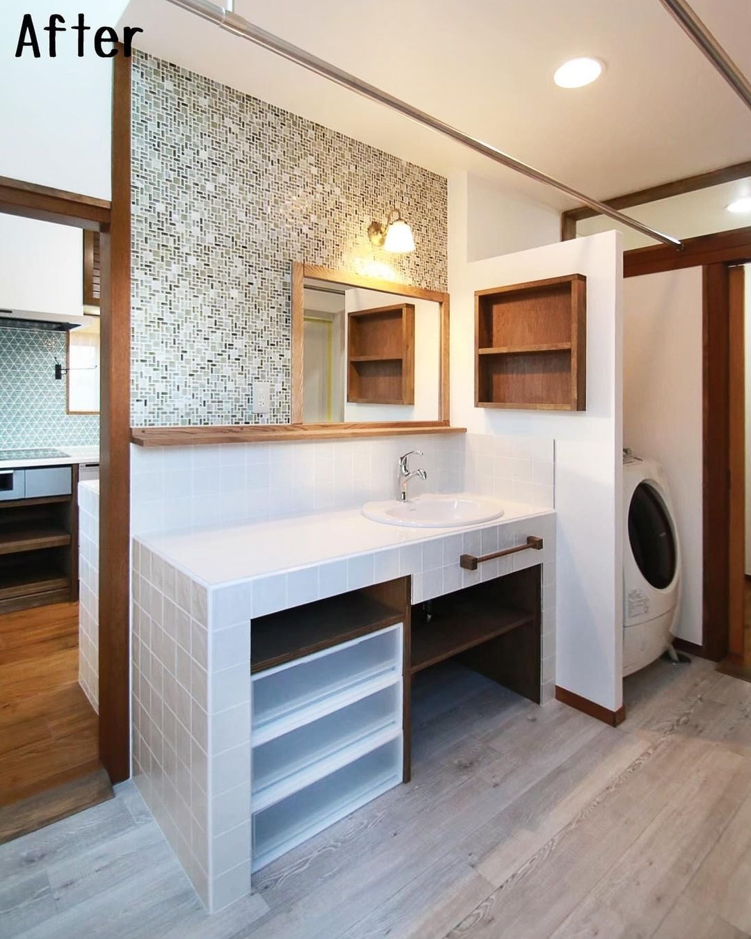 30 Brilliant ideas for Washing machine corner in a Minimalist style