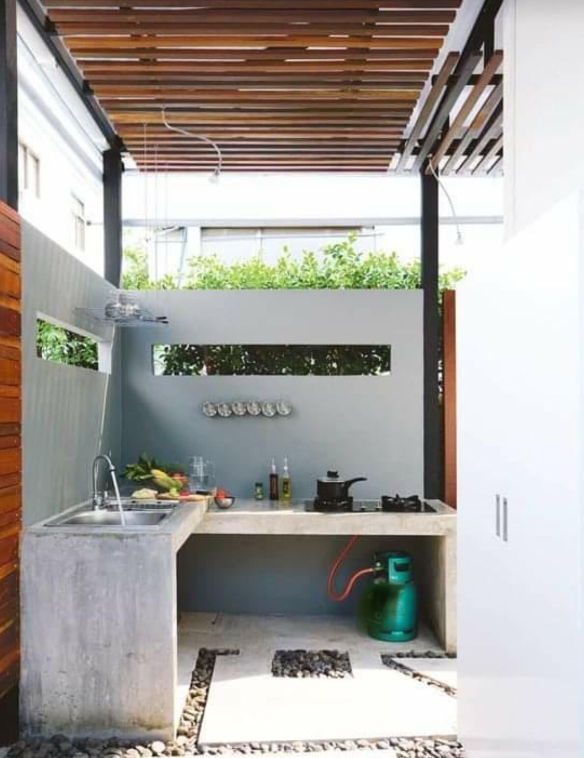 Thai kitchen ideas, airy and well ventilated