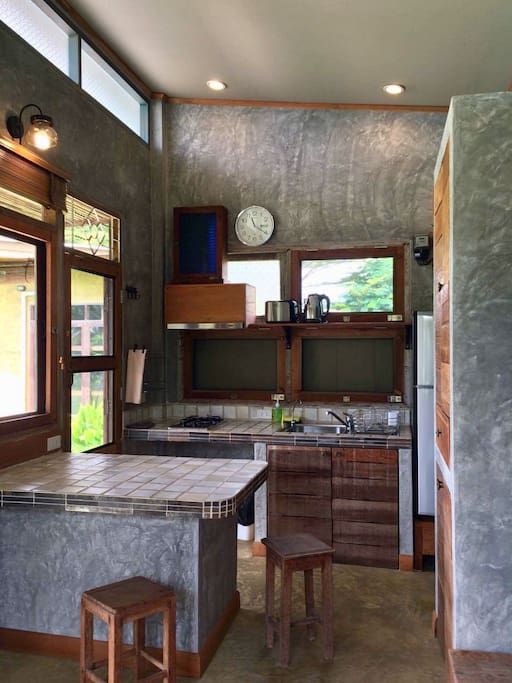 33 Loft style Thai kitchen Ideas, raw, cool, complete functions